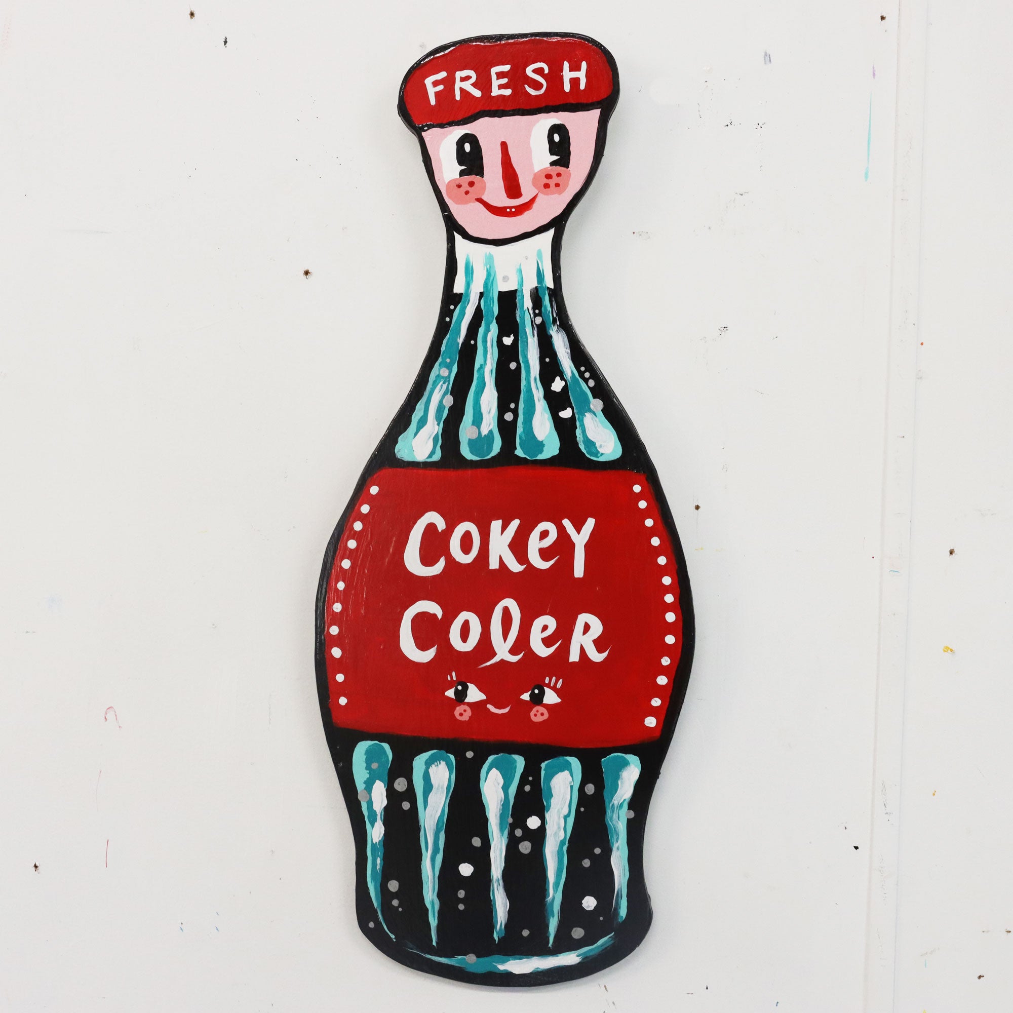 Round Belly Cokey Coler Bottle – BlackCatTips